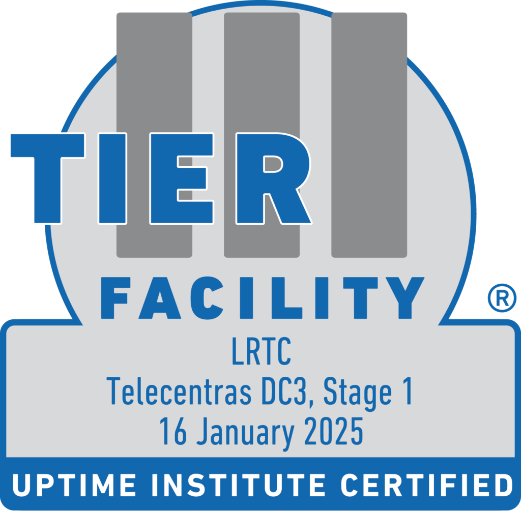 State data centre of Telecentras has been awarded Uptime Institute Tier ...
